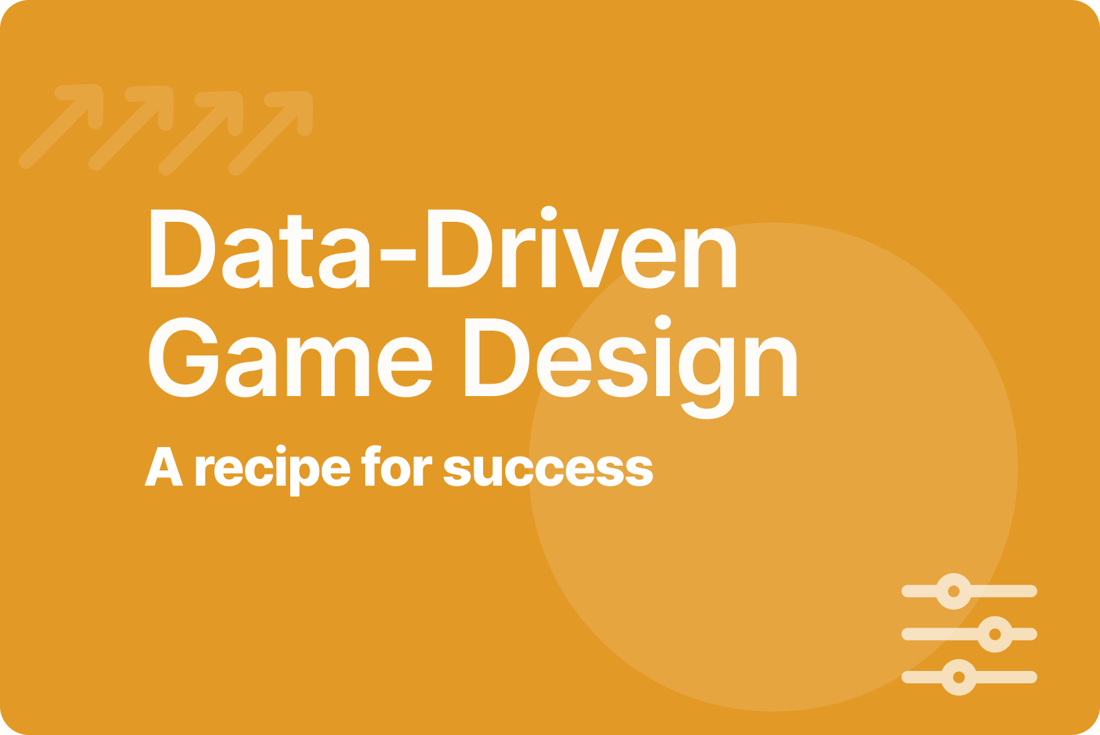 Data-Driven Game Design guide