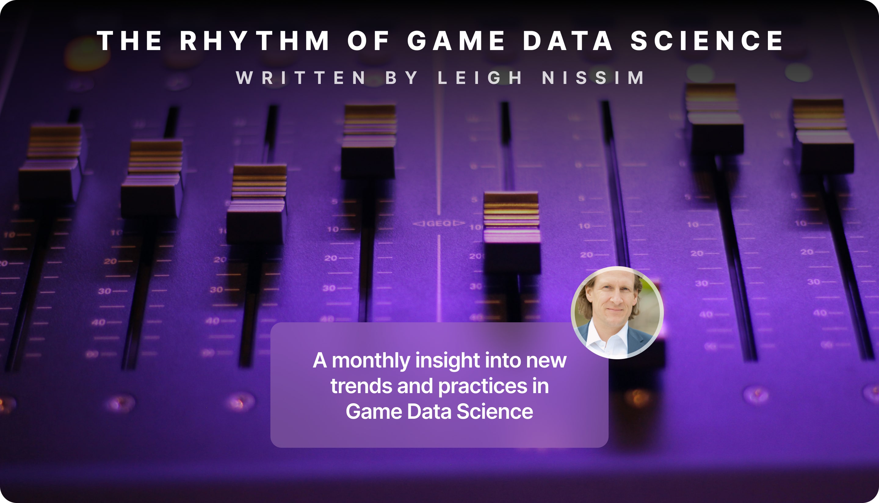 The rhythm of game data science